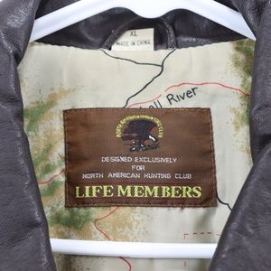 Vintage | Jackets & Coats | Mens North American Hunting Club Leather ...